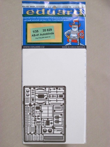 Eduard 1/35 AB 41 Autoblinda Detail Set 35829 WW2 Fiat-Ansaldo Armored ...