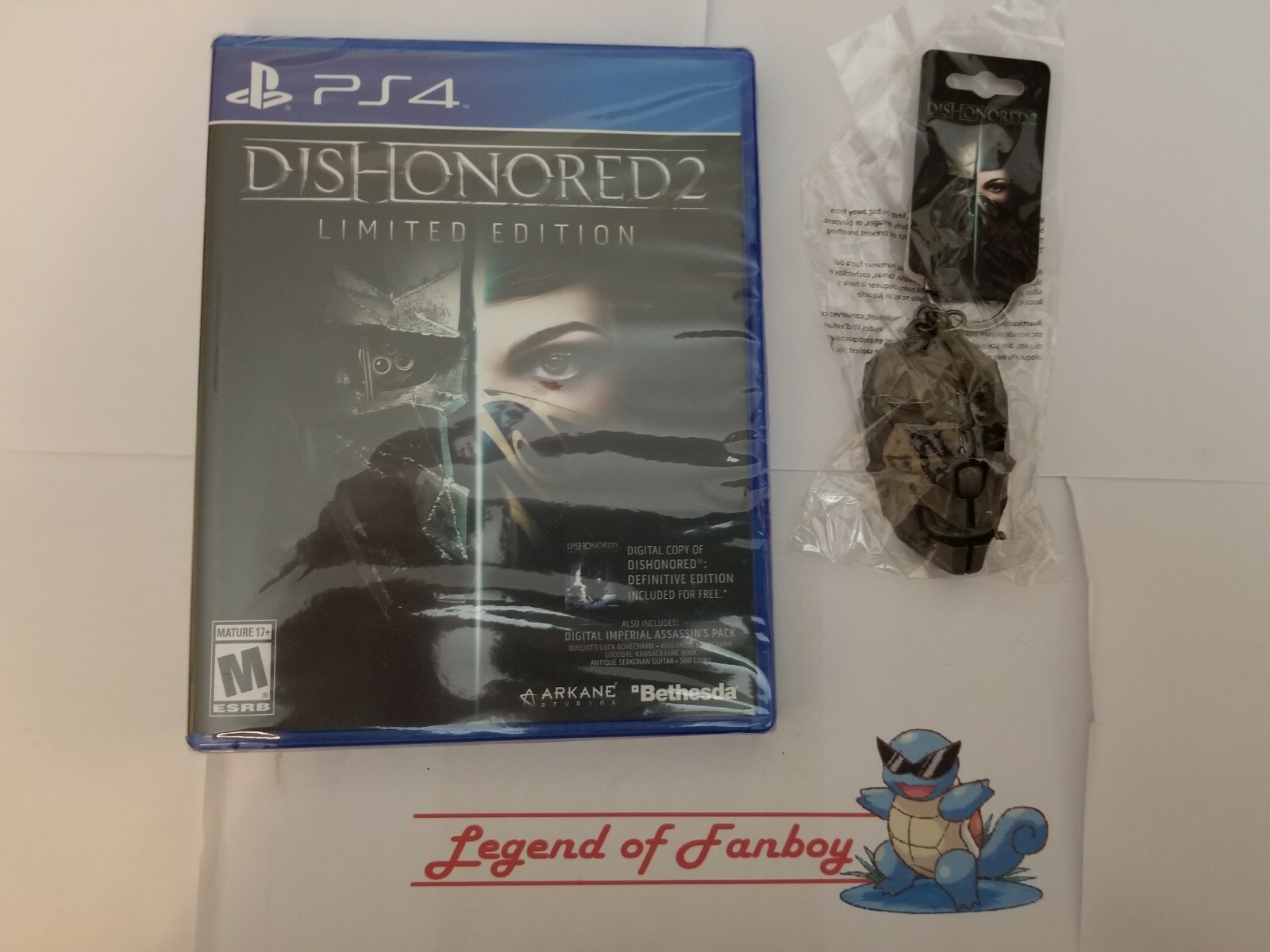 New * Dishonored 2 Limited Edition - ps4 + Keychain * Sealed ...