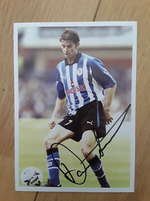 Danny Sonner Sheffield Wednesday Hand Signed 7x5 bordered photo ...