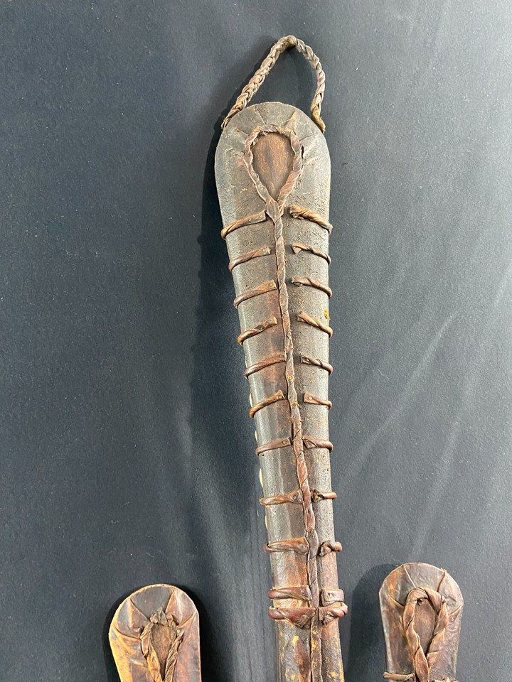 African Kora Mandinka Guitar With Cowrie Shell Decoration Gabon | eBay