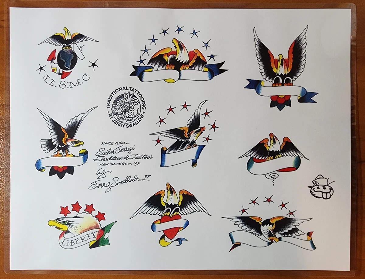 Sailor Jerry Swallow Tattoo