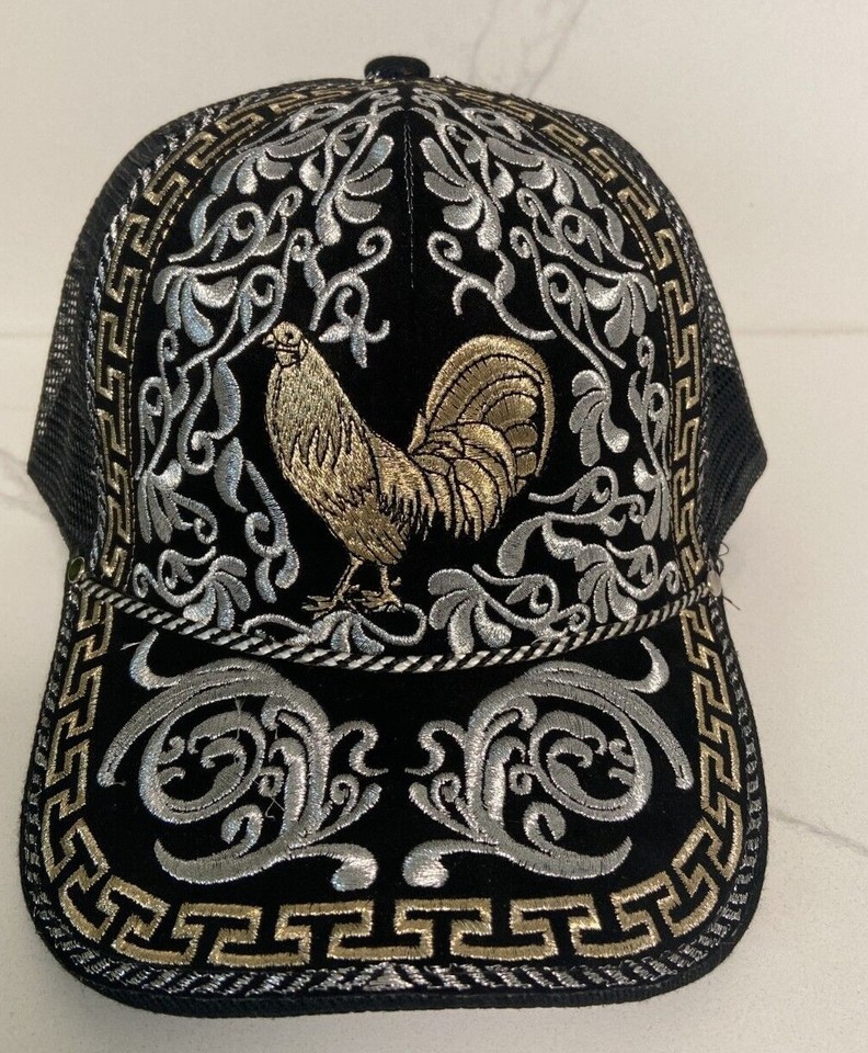 Silver Color Plated Hat Artisanal MeshBack Gris Gorra Artesanal ...
