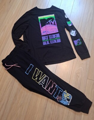 I Want My Mtv Music Television Outfit XL Shirt With XXL Jogger Pants ...