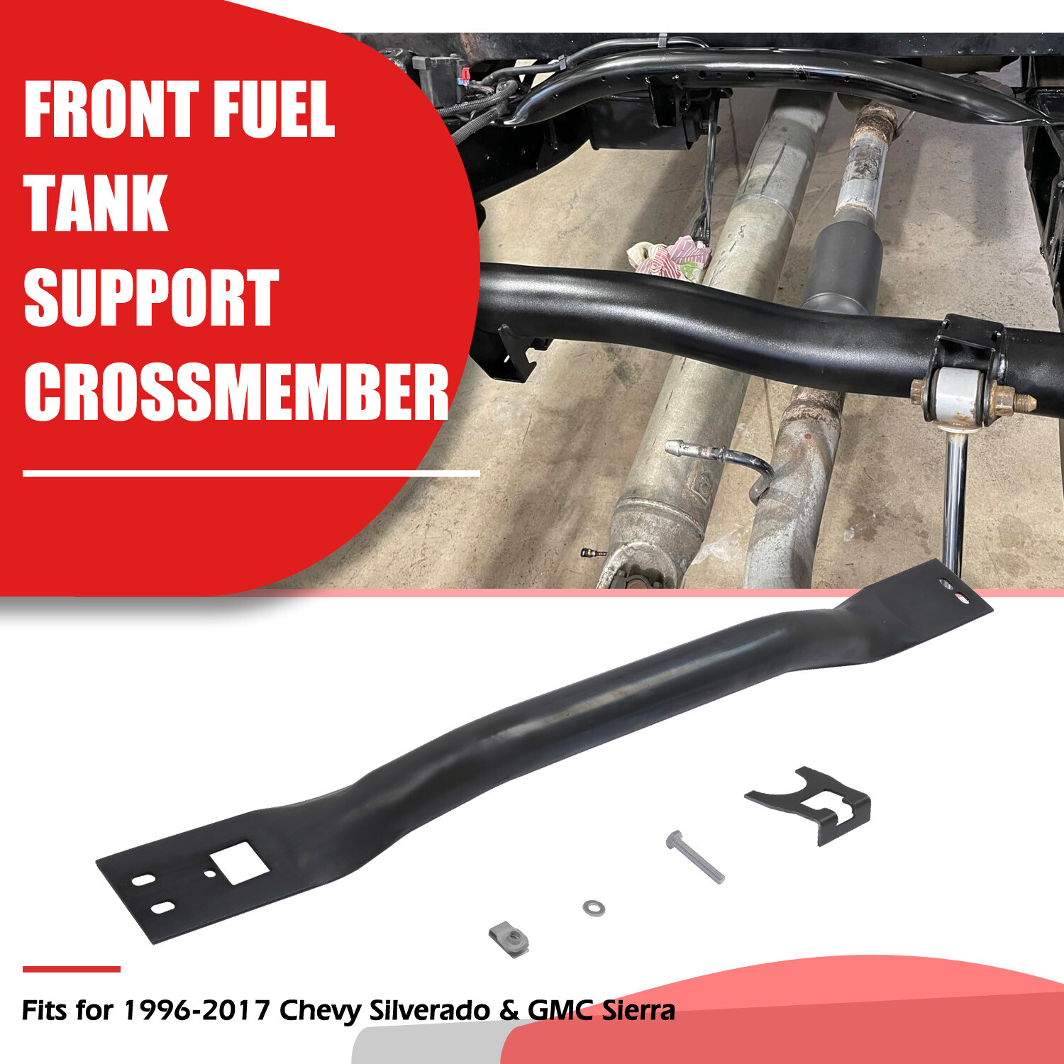 Front Fuel Tank Support Crossmember for 1998-2017 Chevy Silverado & GMC ...