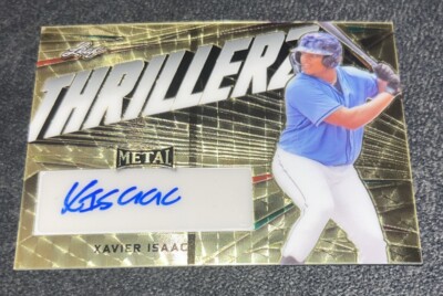 2022 Xavier Isaac Leaf Metal Gold Superfractor Rookie Auto True #1/1 ...