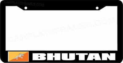 BHUTAN flag License Plate Frame | eBay