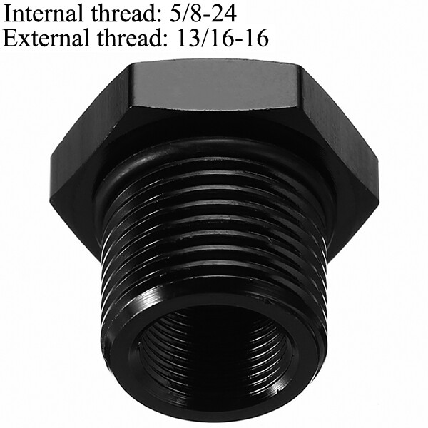 Automotive Car Oil Fuel Filter Barrel Threaded Adapter Protector Hose ...