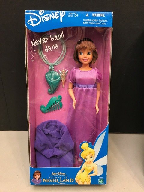 Disney Neverland Jane Doll Return to Never Land Peter Pan Hasbro 2001 ...