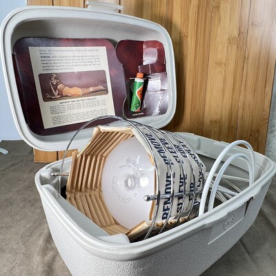 RARE Sun Lamp w/Case VTG MCM Sunlamp By General Electric TESTED ...