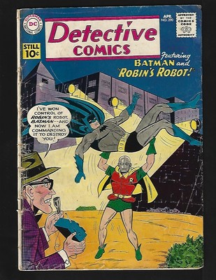 Detective Comics #290 VG Batman 1st Robin Robot Roy Raymond Martian ...