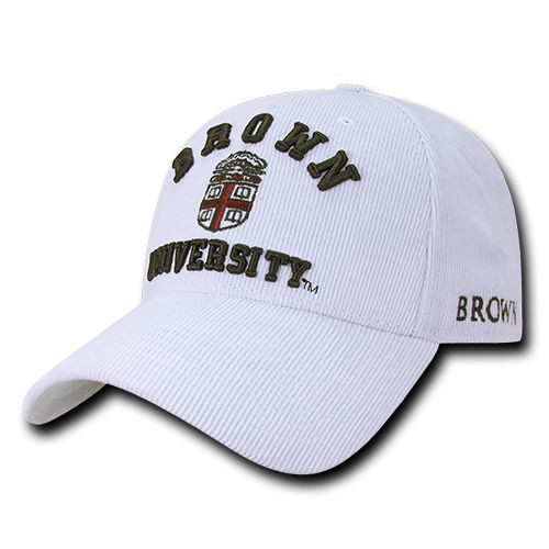 Brown University Bears White Corduroy Adjustable Baseball Structured Cap Hat | eBay