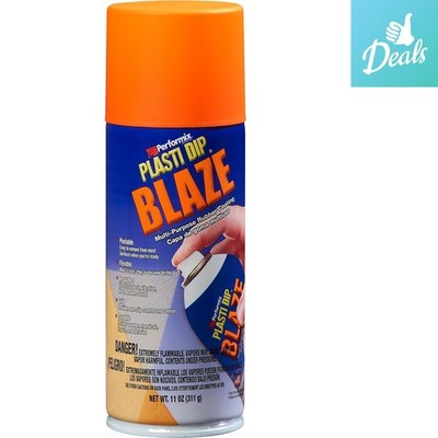 All-in-One 11-oz Blaze Orange Spray Paint - Removable, Flexible ...