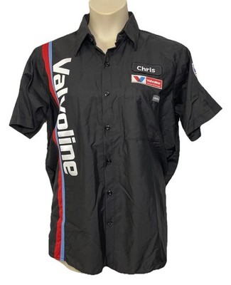 Valvoline 150 Years Mens 16.5 Large Mechanic Work Uniform Button Up ...