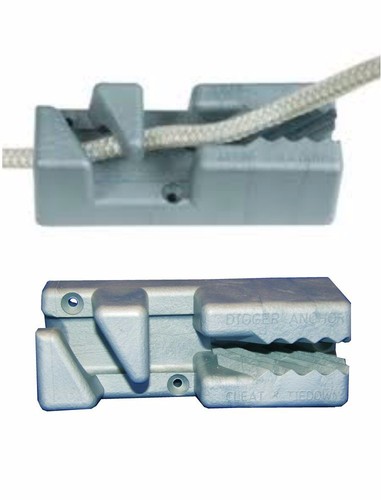 Boat Cleat - Anchoring Docking - Digger Anchor Adjustable Rope Tie off ...
