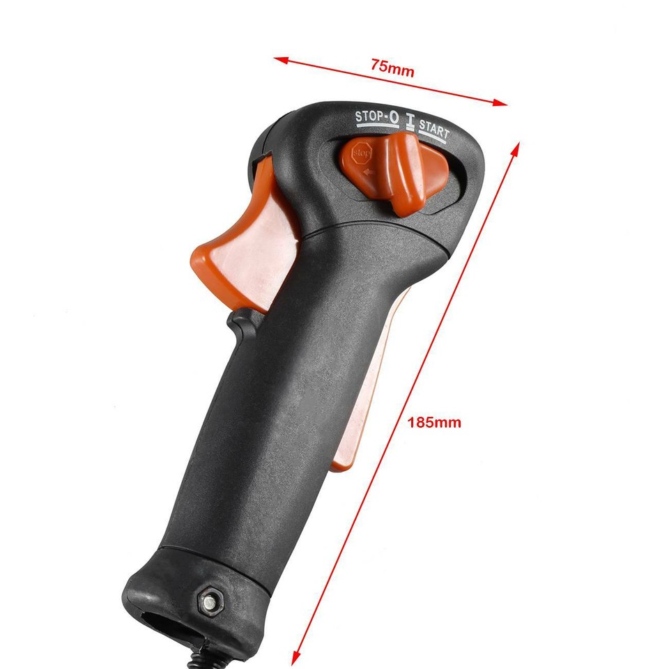 Throttle Control Handle With Switch Fit Stihl Line Trimmer FS120 FS200 ...