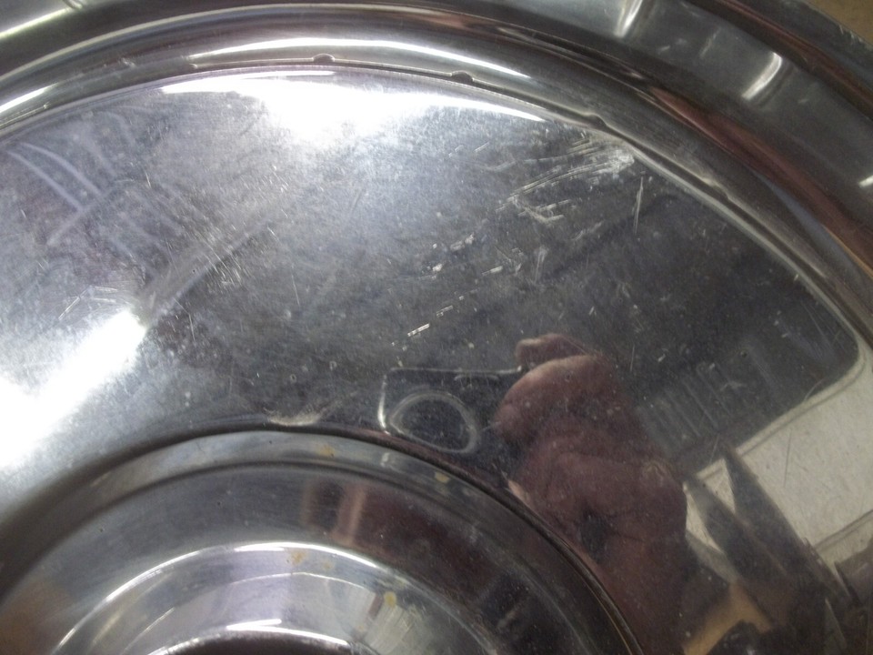 1955 55 1956 56 Ford Hubcap Rim Wheel Cover Hub Cap 15" OEM USED SET 4 ...