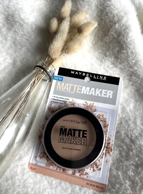 Maybelline Matte Maker 50 Sun Beige All Day Matte Powder Absorbent ...