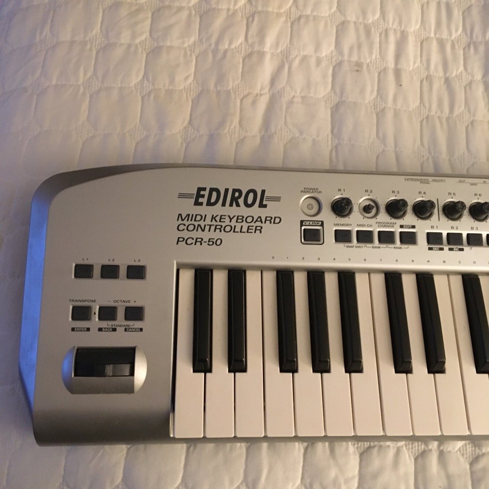 EDIROL MIDI Keyboard Controller PCR-50 - READ DESCRIPTION BEFORE BUYING ...