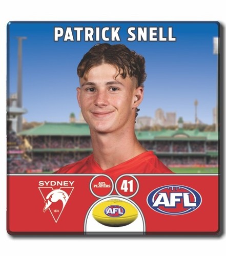 2024 AFL Sydney Swans Football Club -SNELL, Patrick | eBay Australia