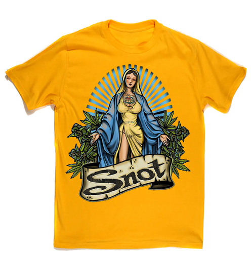 Vtg Snot Band Gift For Fans Cotton Yellow Men Women Full Size Shirt ...