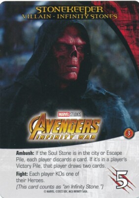 STONEKEEPER UD Marvel Legendary INFINITY SAGA VILLAIN INFINTY STONES ...