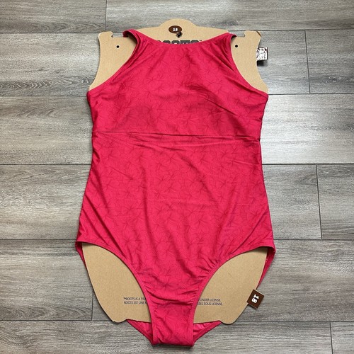 Roots One Piece Bathing Suit Size 18 Pink Swim | eBay