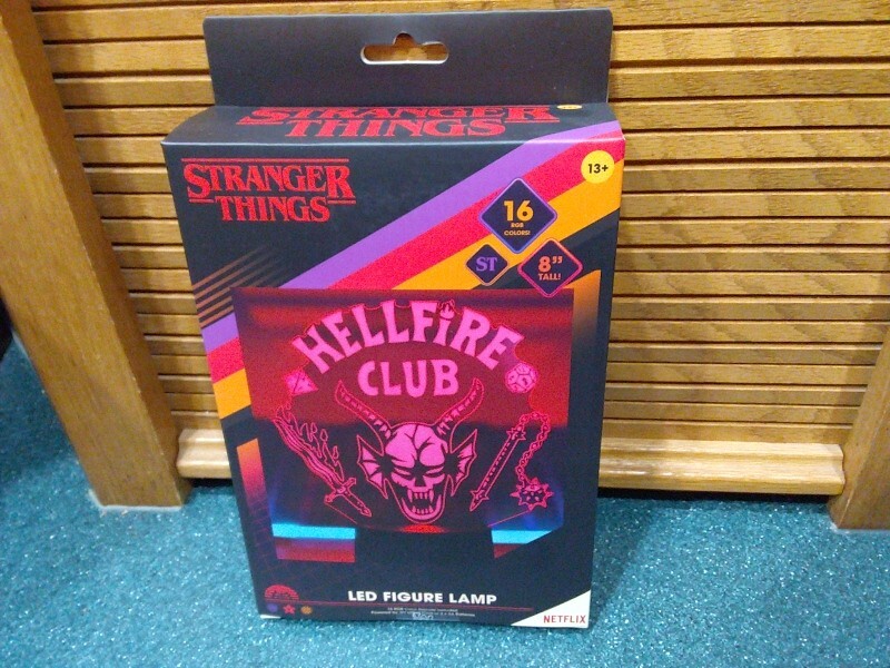 OTAKU Stranger Things HELLFIRE CLUB 16 color LED 8" Lamp w/REMOTE new ...