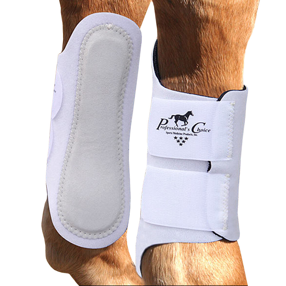 64PC White Spb152 Professional Choice Horse Competitor Splint Boots Leg ...