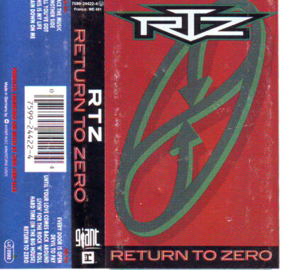New: RTZ - Return to Zero - CASSETTE TAPE | eBay