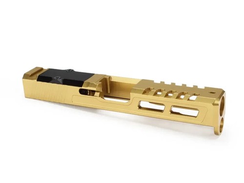 Zaffiri Precision - ZPS.2 Glock 19 19x G45 Gen 5 Slide - RMR Cut - Gold ...