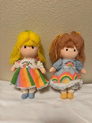 Vintage Knickerbocker RAINBOW LOVE and RAINBOW JOY Dolls 1981-Joan ...