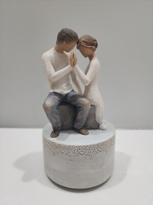 Willow Tree Musical AROUND YOU Couple ~ Revolving ~ EXCELLENT! | eBay