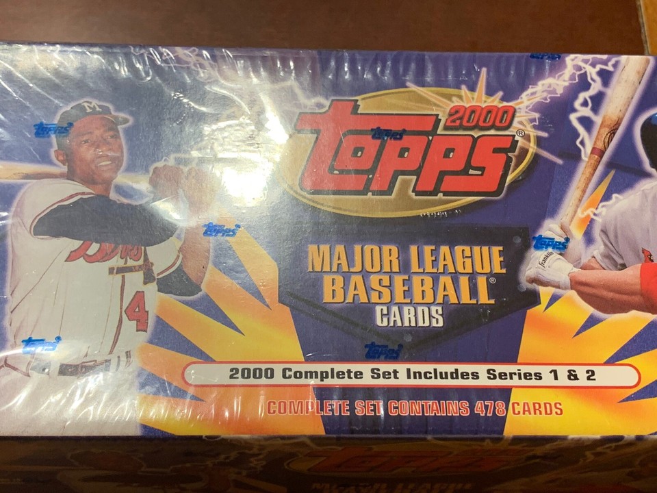 2000 Topps Baseball Complete Set FACTORY SEALED Series 1 & 2 | eBay