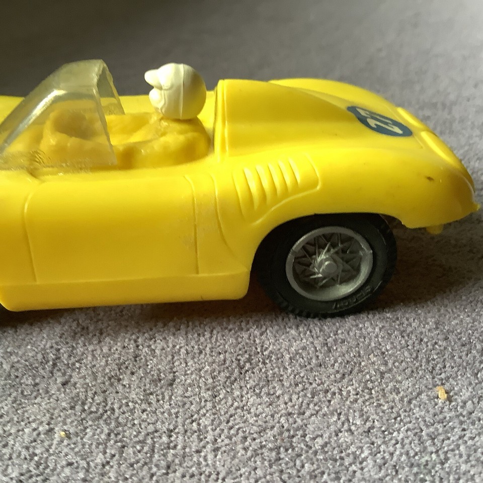 vintage eldon 1/32 scale slot cars One Yellow One Blue Used Tested | eBay