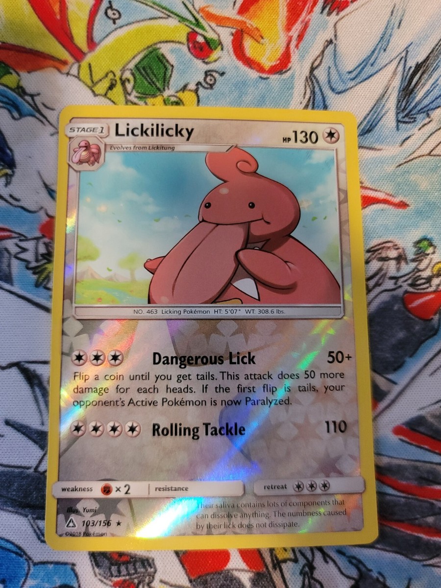 Pokemon Lickilicky Card Lickilicky 12/132 Values MAVIN