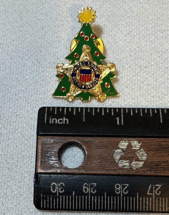VTG United States Secret Service Law Enforcement Police Holiday Lapel ...