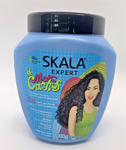 SKALA Mais Cachos 2-IN-1 Conditioning Treatment Cream & Cream To Comb ...