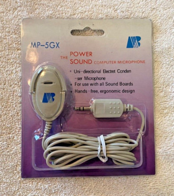 New Benwin MP-5GX Power Sound Computer Microphone Desktop Laptop | eBay