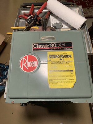 RHEEM Classic 90 Plus FURNACE RGRA Upflow 6.5 Tons Gas 1/2 hp 75000 BTU ...