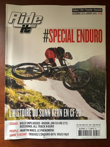 Freeride Magazine VTT n°66 de 2018; Essais Bold Unplugged/ Rossignol ...
