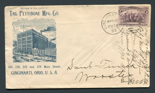 1893 Pettibone Manufacturing Company - Cincinnati, Ohio to Wooster ...