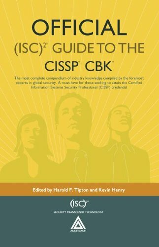 Official (ISC)2® Guide to The CISSP® CBK® ((ISC)2 Press) By ISSM ...