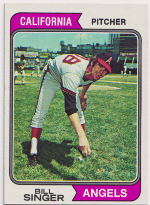 1974 Topps #210 Bill Singer California Angels | eBay