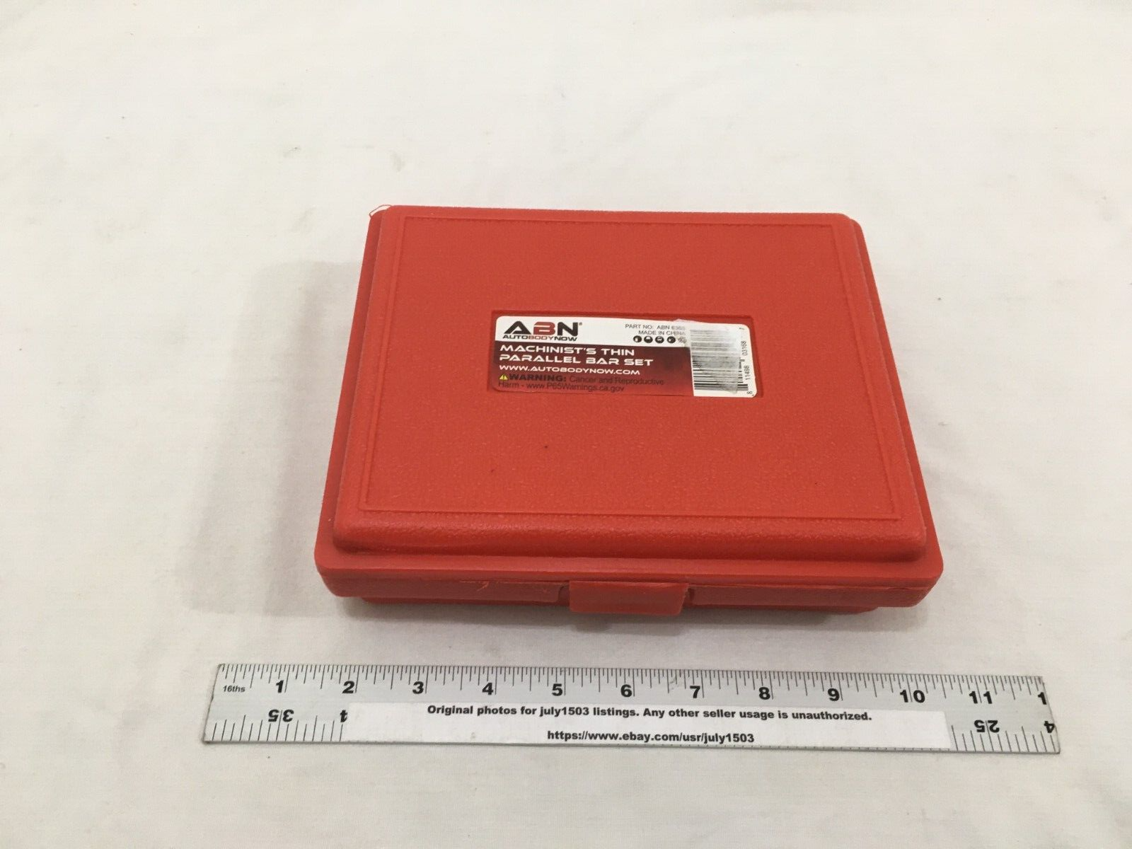 ABN Machinist Thin Parallel Bars 20pc Bar Blocks Set 1/2" to 1-5/8 ...