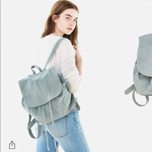 Urban Outfitters Ecote Grayish Blue Suede Backpack | eBay