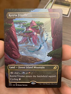 MTG Ketria Triome Ikoria: Lair of Behemoths | eBay