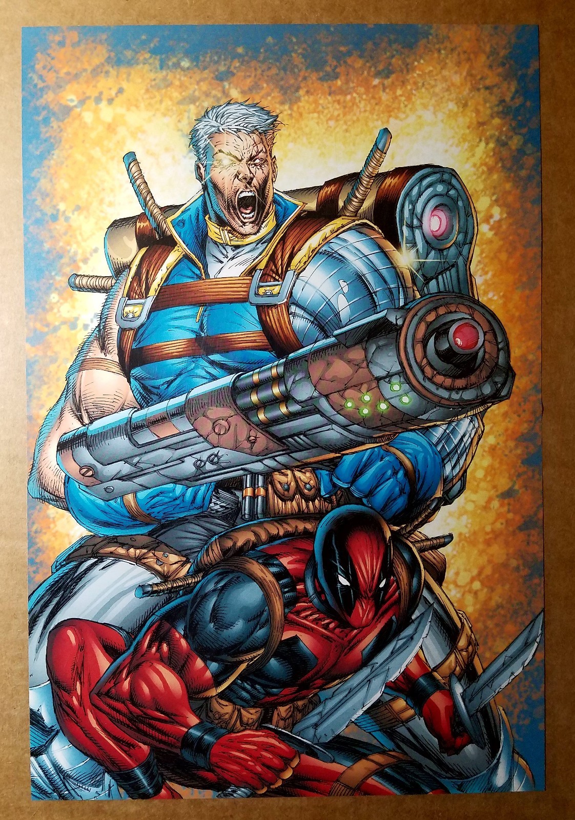 Cable Deadpool Marvel Comics Poster by Rob Liefeld | eBay