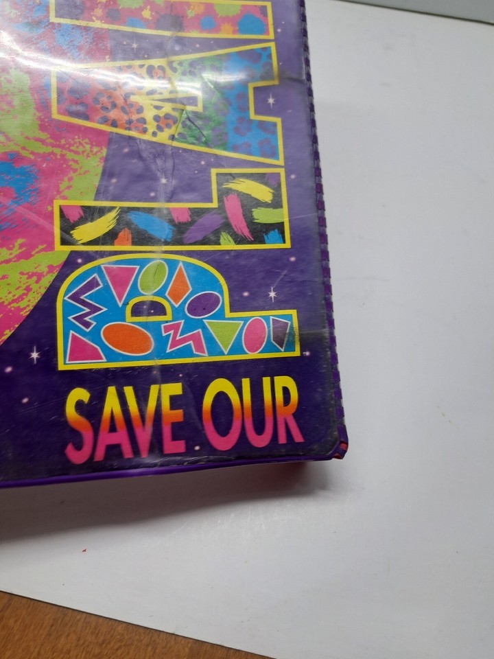 Lisa Frank Save Our Planet Binder, Vintage Stuart Hall, Needs Love | eBay