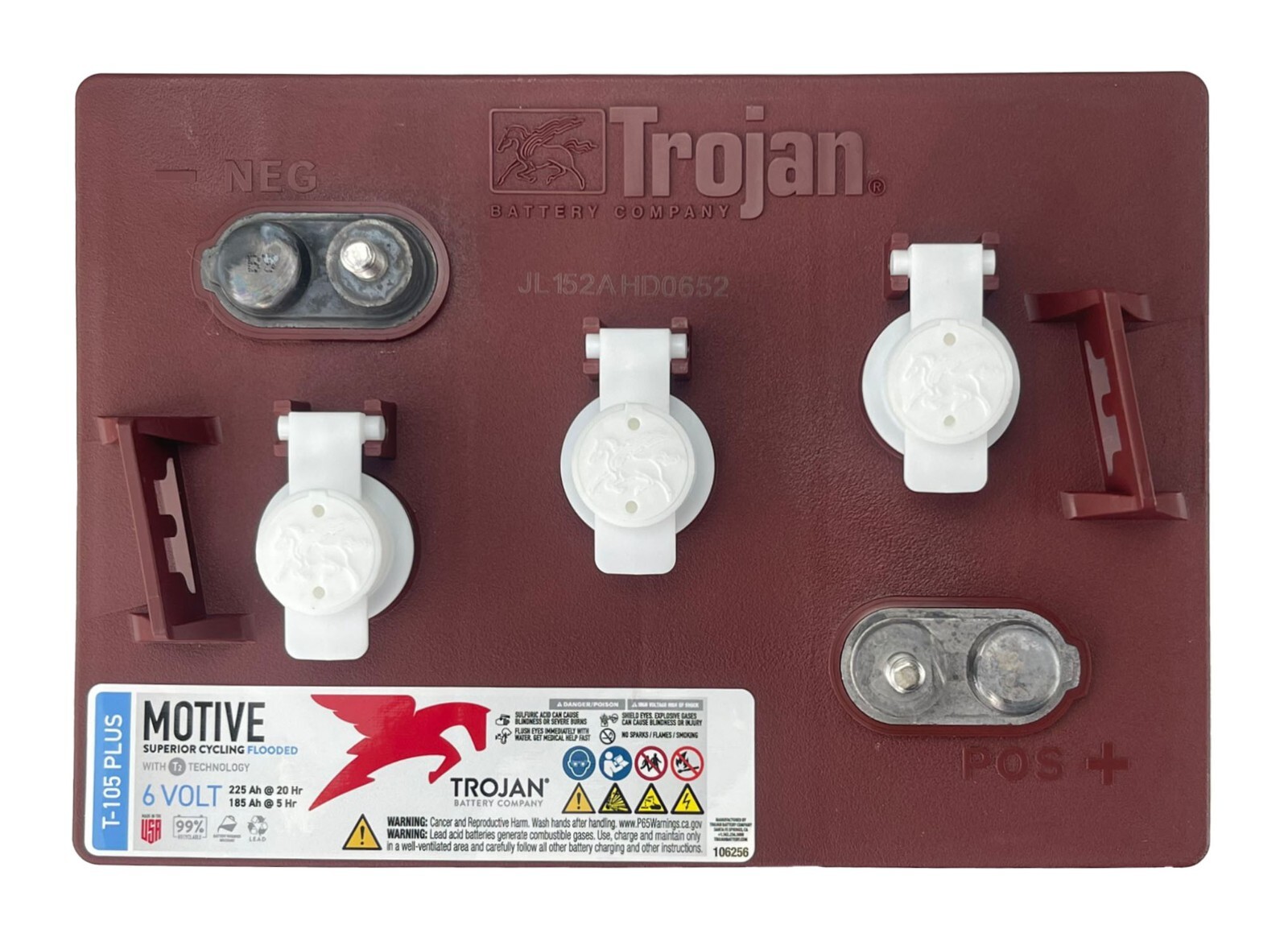 Trojan T-105 Plus 6V Deep-Cycle Battery for sale online | eBay