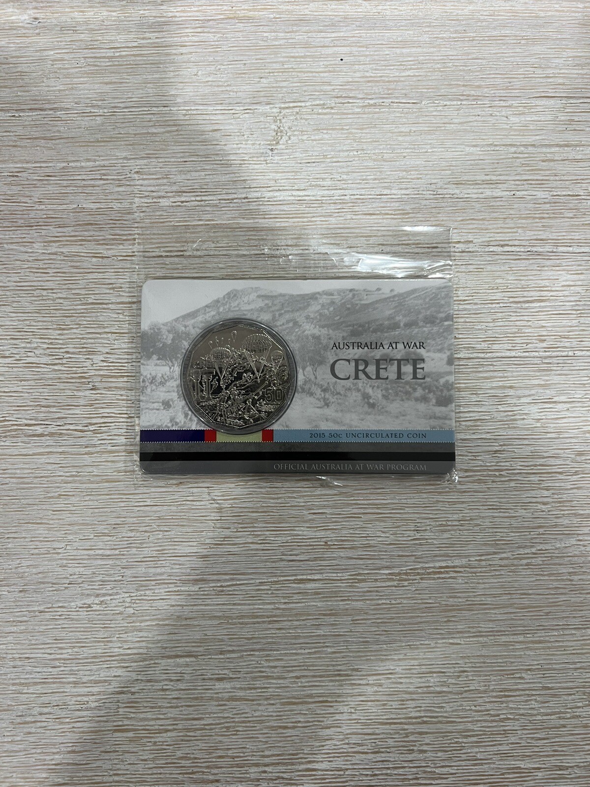 2015 AUSTRALIA AT WAR CRETE 50c RAM COIN ON CARD - NEW UNCIRCULATED | eBay